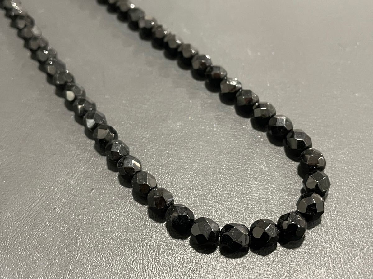 Yahoo!オークション - GSILVER 刻印有 ネックレス シルバー ブラック ...