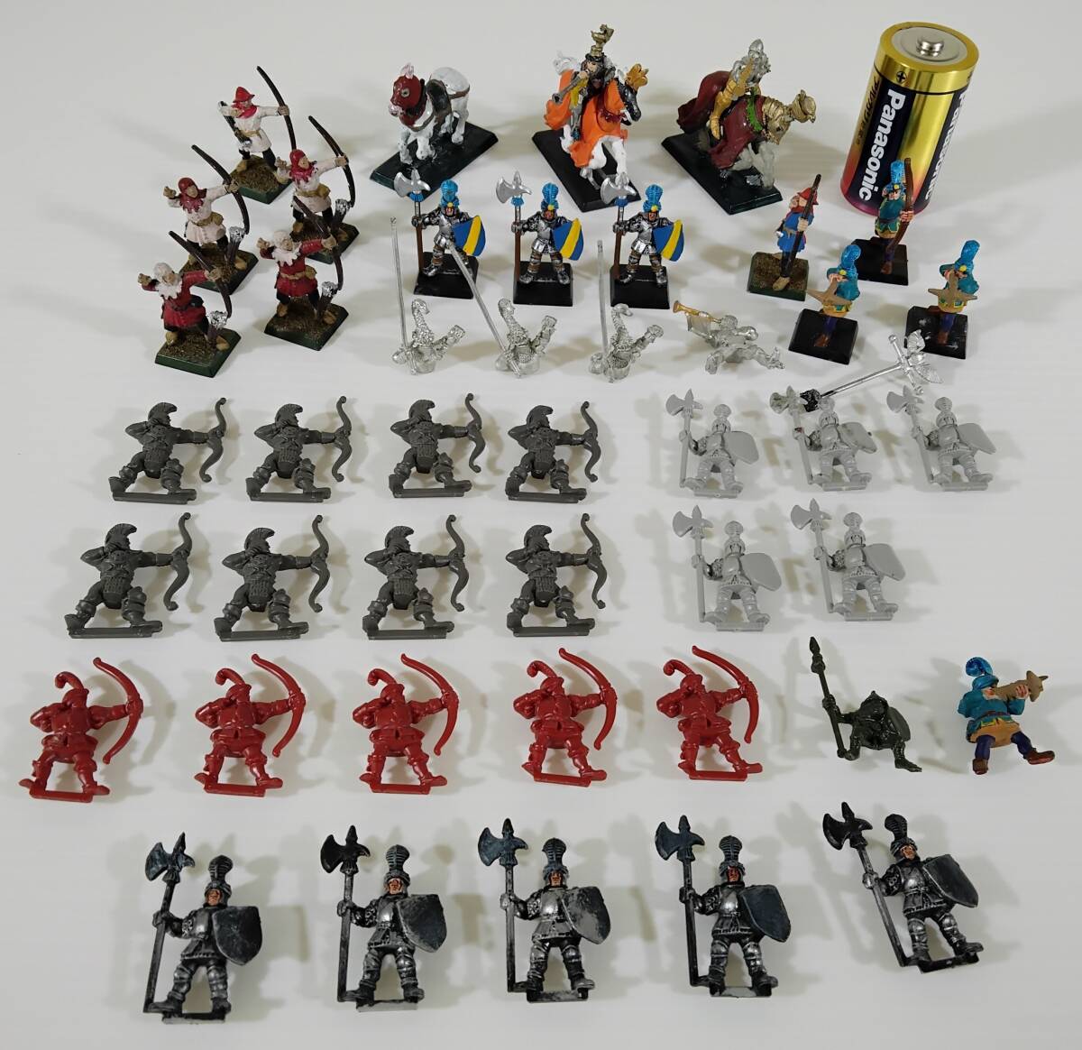 TRPG ウォーハンマー/WARHAMMER MERCENARIES＆MONSTER/モンスター＆マーセナリー 等 プラ フィギュア 44個まとめて ジャンク品 #0615/83(TRPG ...