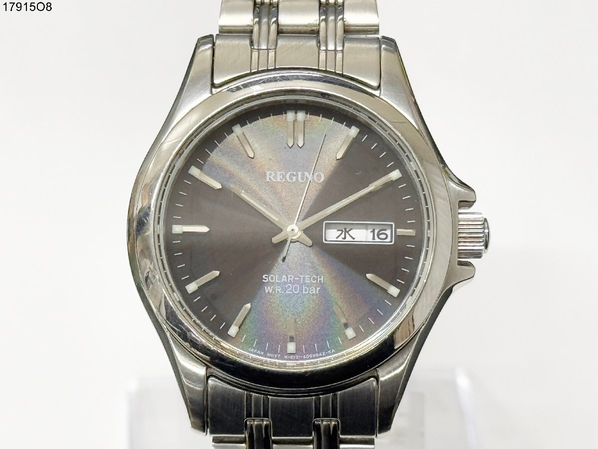 Yahoo!オークション - 稼働品 CITIZEN シチズン REGUNO レグノ SOLAR-T...
