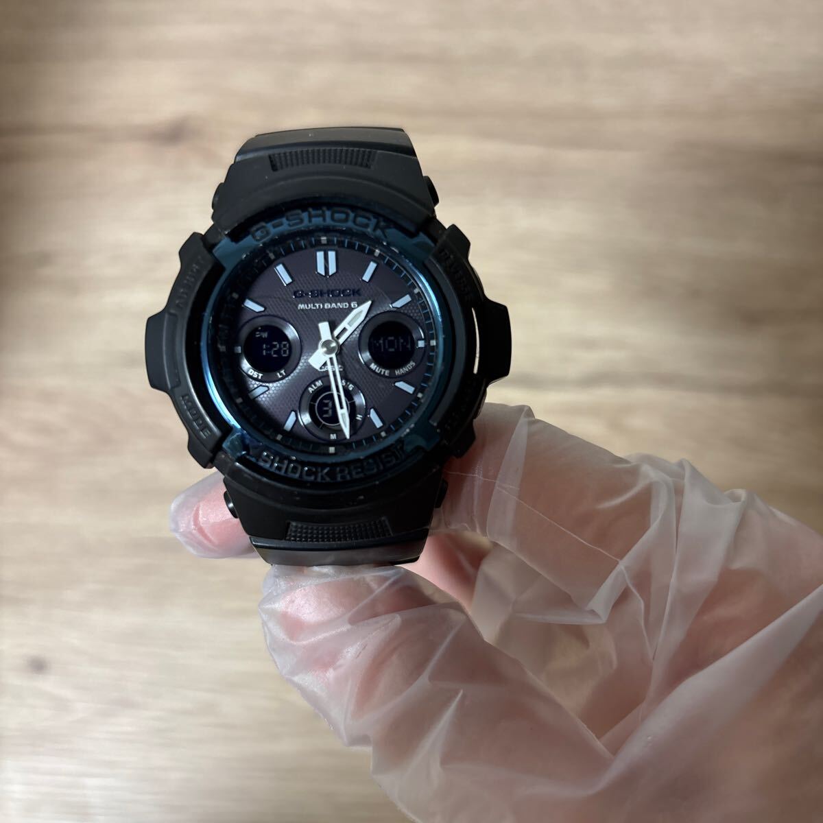 Yahoo!オークション - G-SHOCK CASIO 腕時計 AWG-M100A ブラック 3
