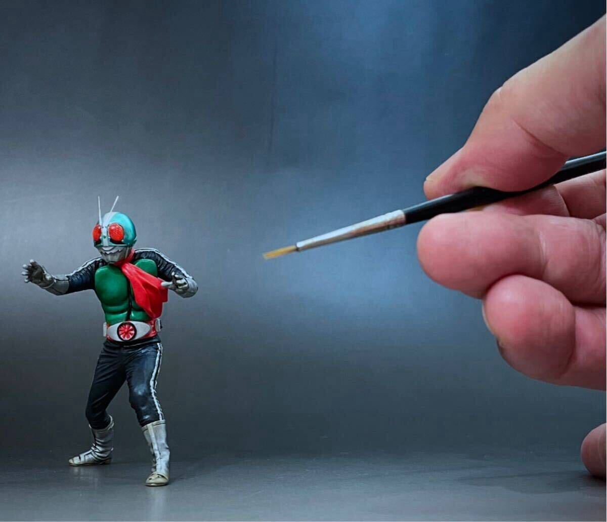 Yahoo!オークション - HG仮面ライダー1号 改造 リペイント 完成品 デル...