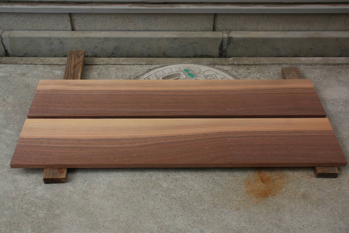 Yahoo!オークション - 2枚セット ウォルナット ウォールナット 長さ61....