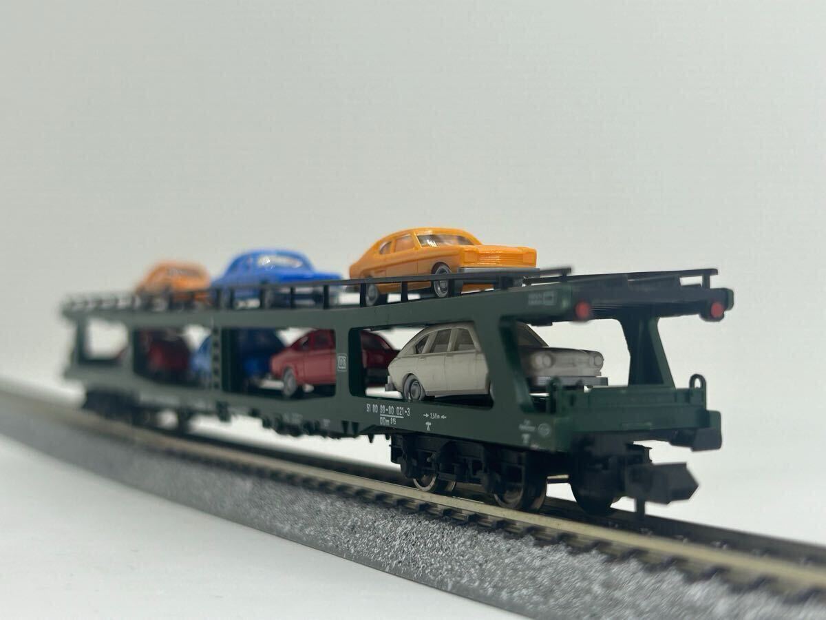 Yahoo!オークション - FLEISCHMANN 8285 Nゲージ車積貨車 自動車7台付