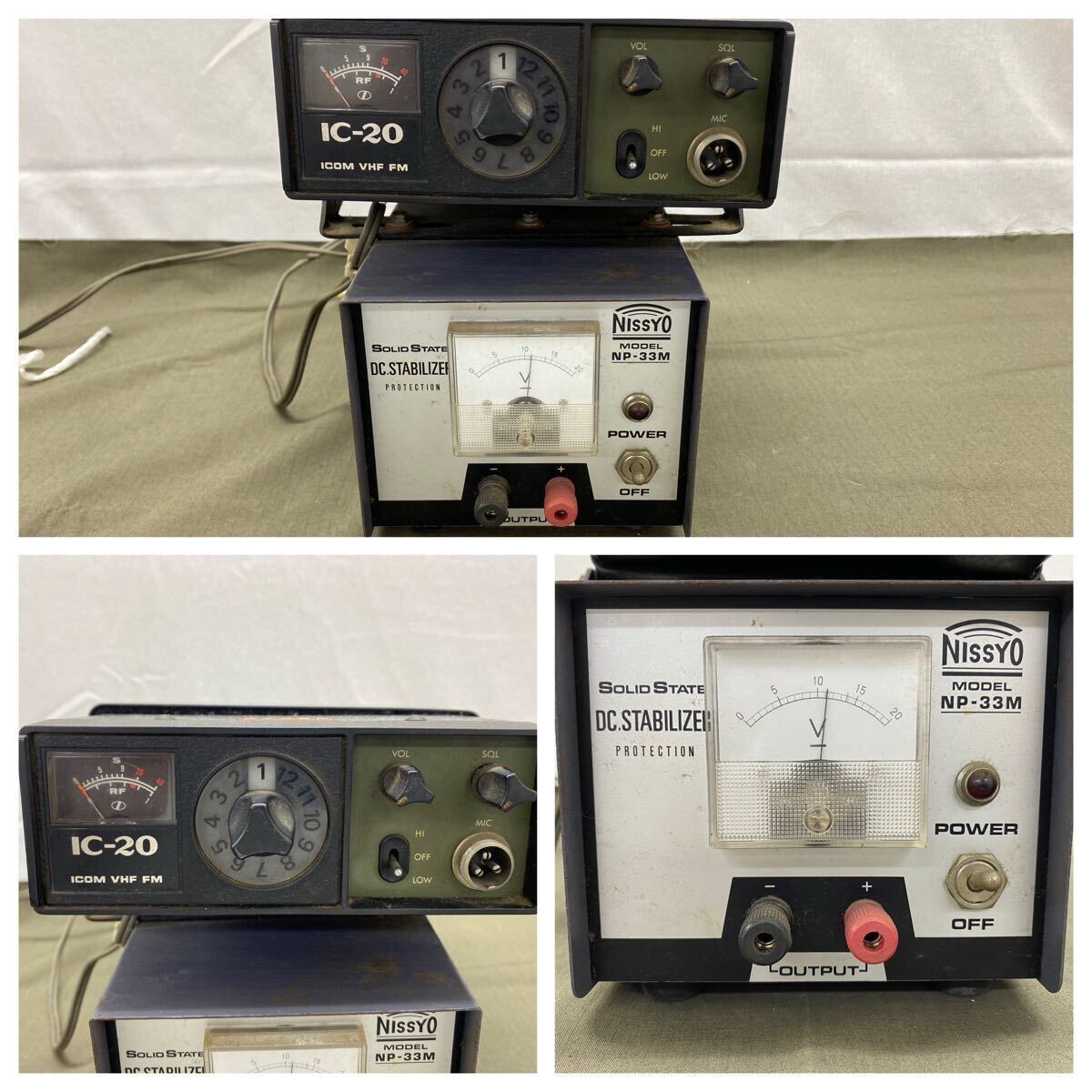 Yahoo!オークション - ICOM IC-20 VHF / NISSYO NP-33M アマチュア無線...