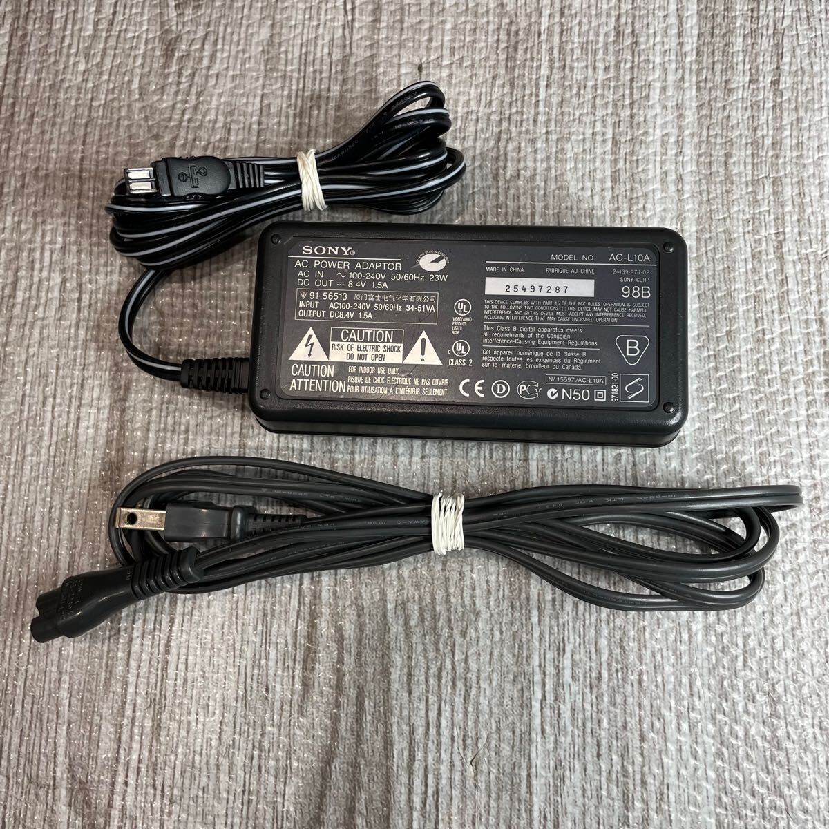 Yahoo!オークション - SONY ソニー AC-L10A ACアダプター ビデオカメラ...