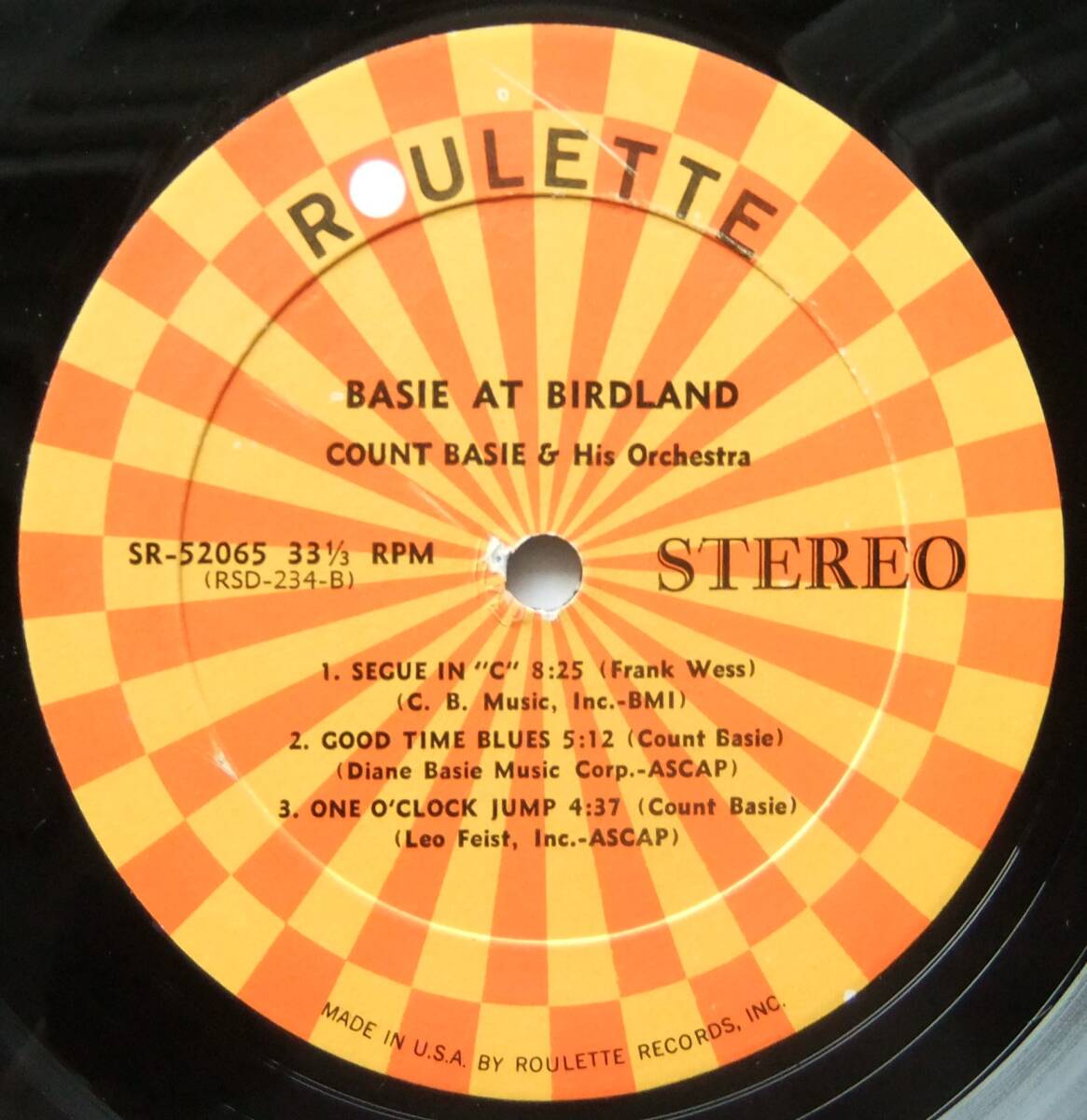 Yahoo!オークション - COUNT BASIE / Basie st Birdland Roulette SR-...