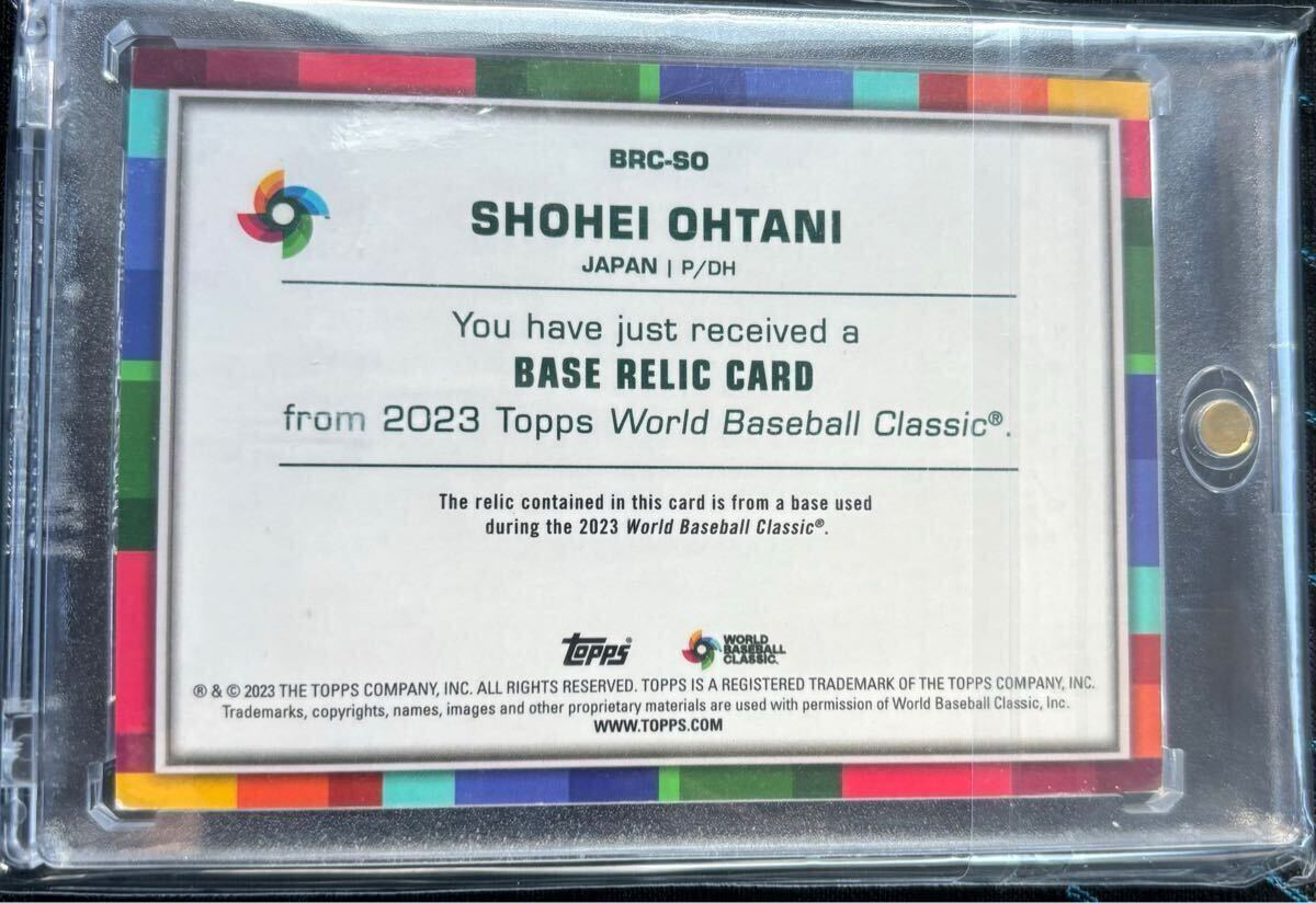 超希少】大谷 翔平 選手 10枚限定 Game used ベースレリック 超希少】大谷 翔平 選手 10枚限定 Game used ベースレリック