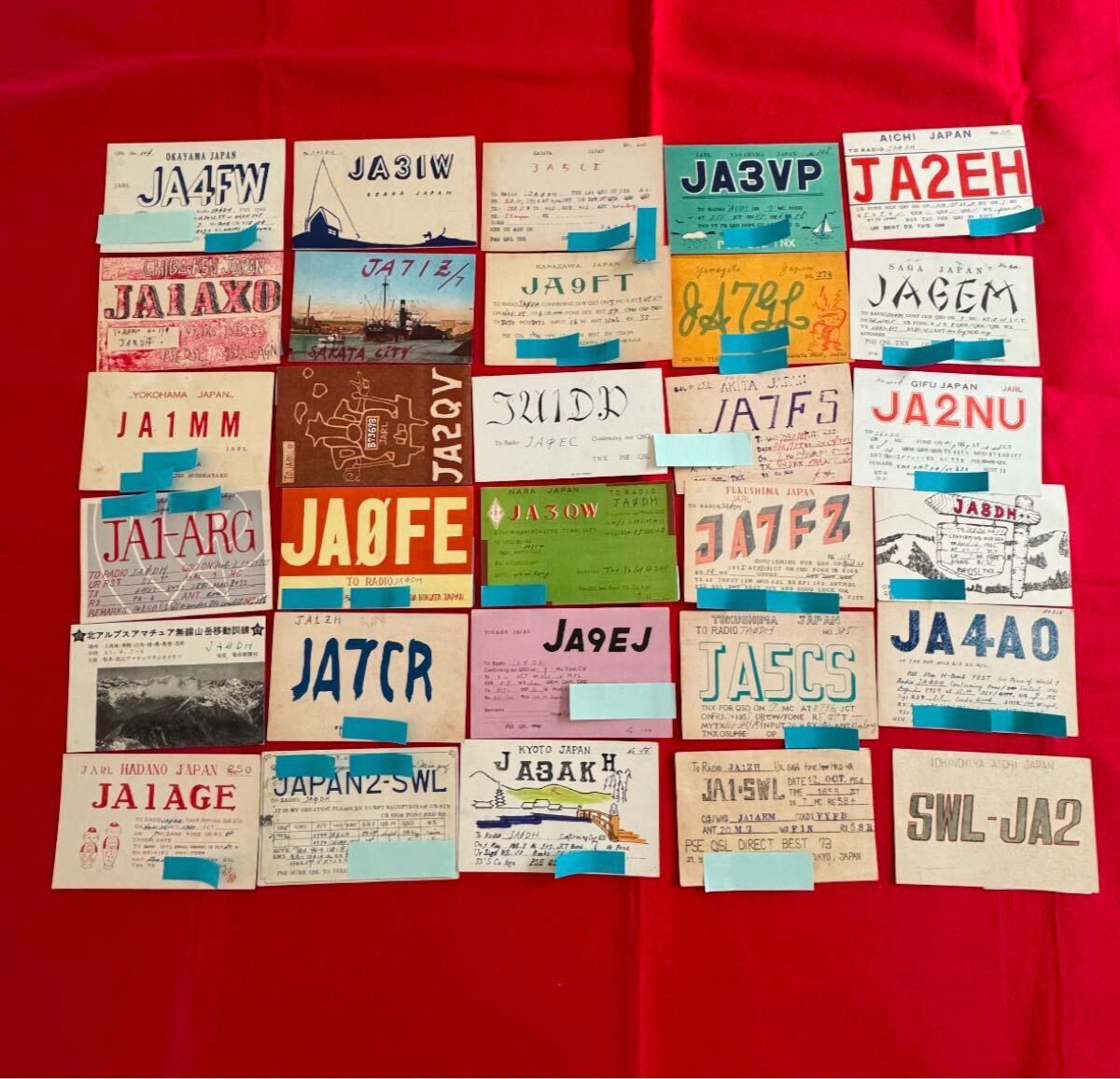 Yahoo!オークション - アマチュア無線 昭和30年代 1950年代〜国内QSLベ...