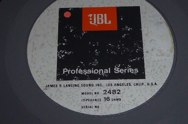 Yahoo!オークション - JBL 2482 ジェイビーエルの2インチドライバー（...