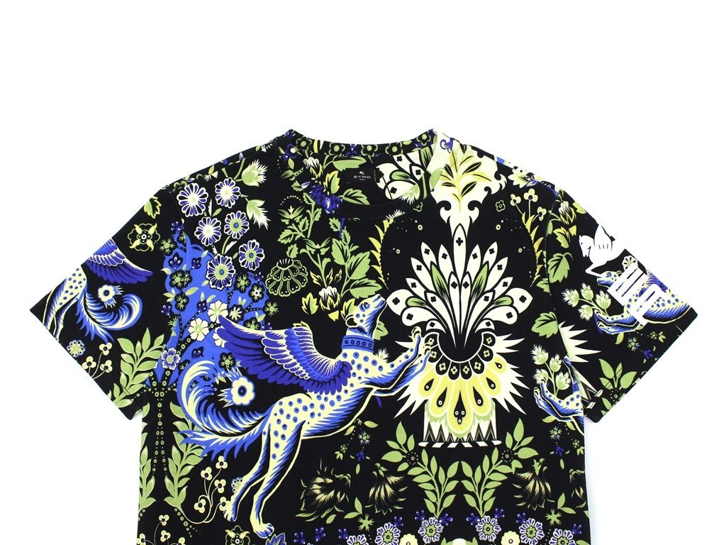 Yahoo!オークション - 11万新品 XL 【ETRO】エトロ ラマージュフローラ...