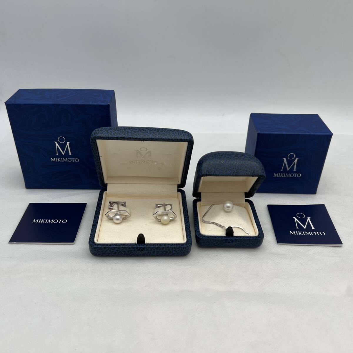 Yahoo!オークション - 9757 ミキモト/MIKIMOTO 2点 カフス タイピン ...