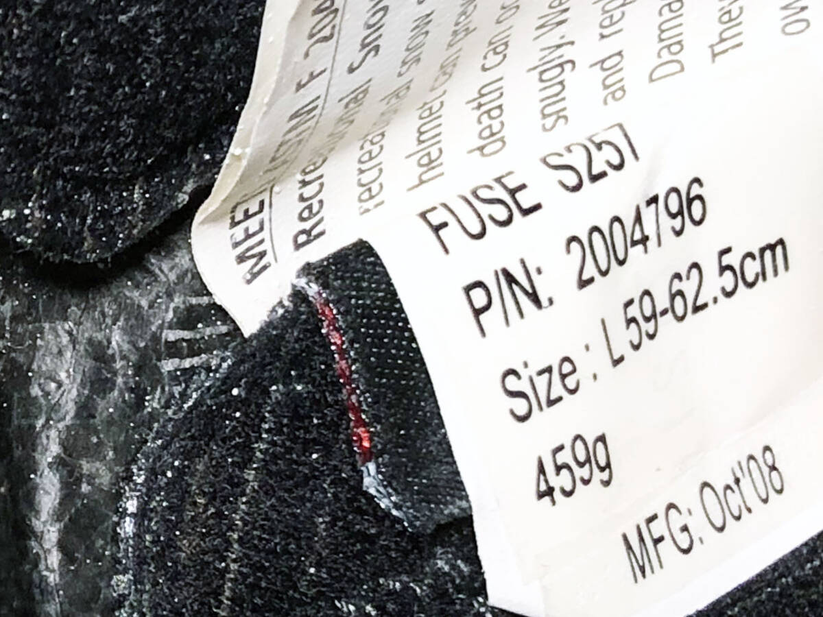 Yahoo!オークション - 中古 GIRO FUSE S257 ヘルメット サイズ L スノ...