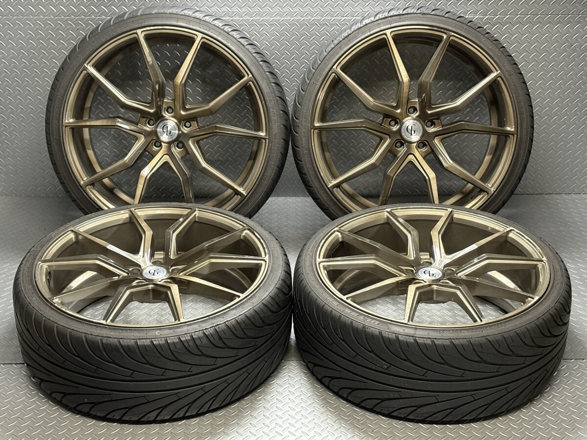 レア ESPRIT GHOSTLINE GL402 22インチ 9.0JJ+38 5穴114.3 NANKANG NS2 265/30R22 ハリアー/アルファード/ヴェルファイア ...