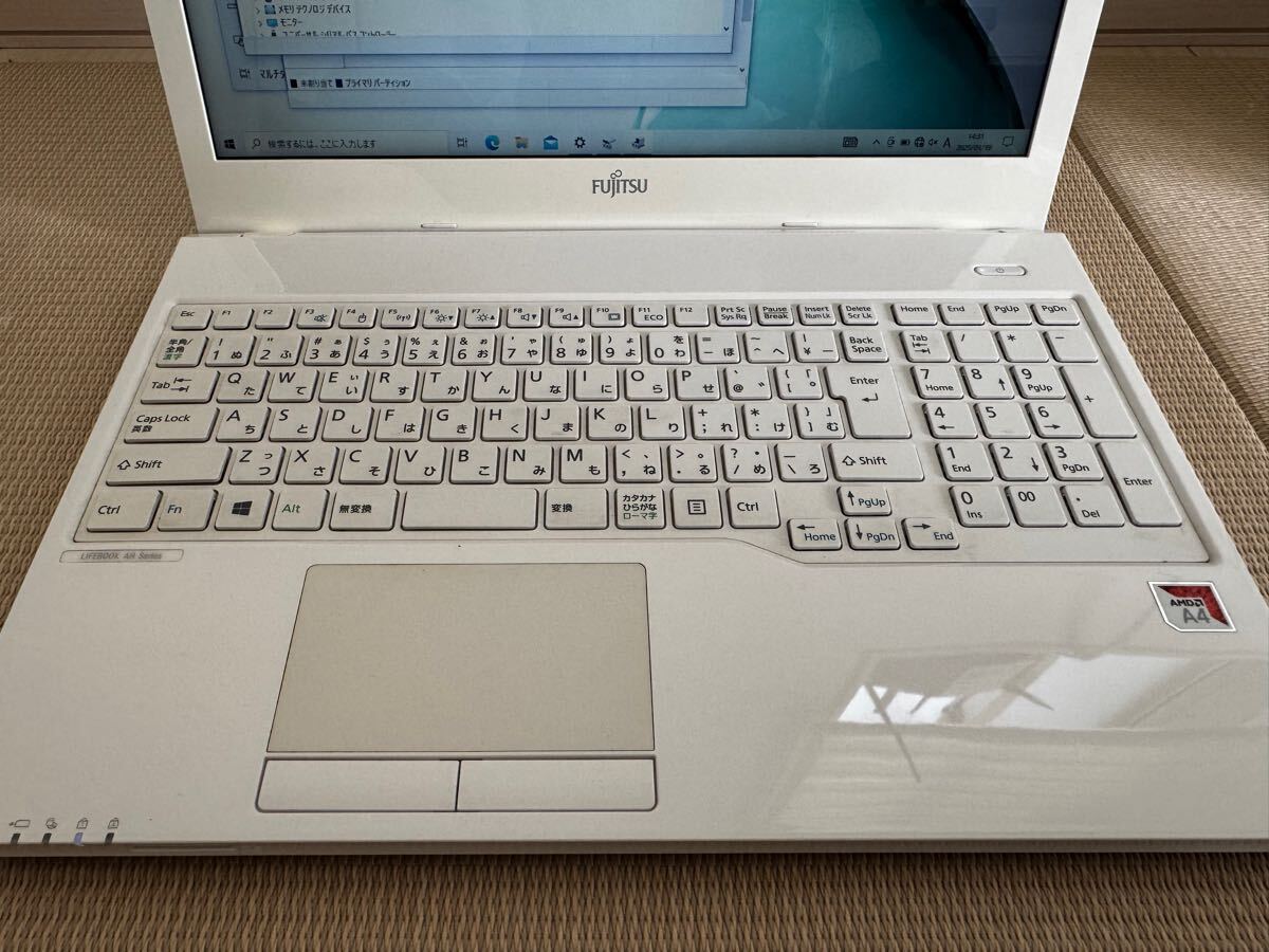 Yahoo!オークション - 【FUJITSU】LIFEBOOK AH41/D2 AMD A4-9215 2.3GH...