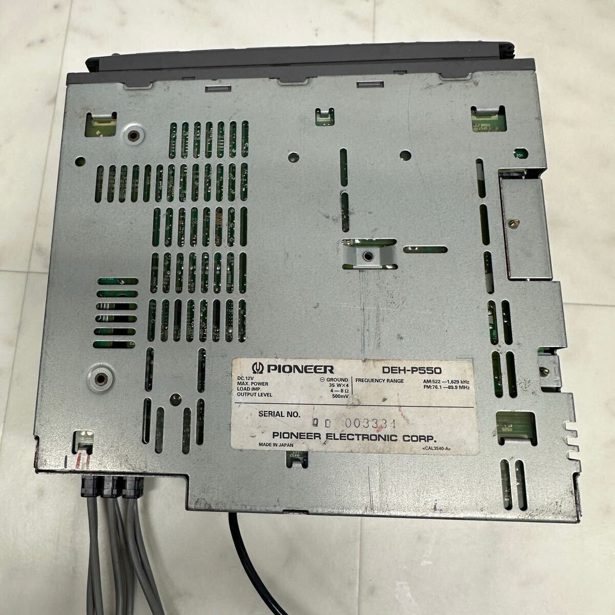 Yahoo!オークション - carrozzeria カロッツェリア DEH-P550 CDチュー...