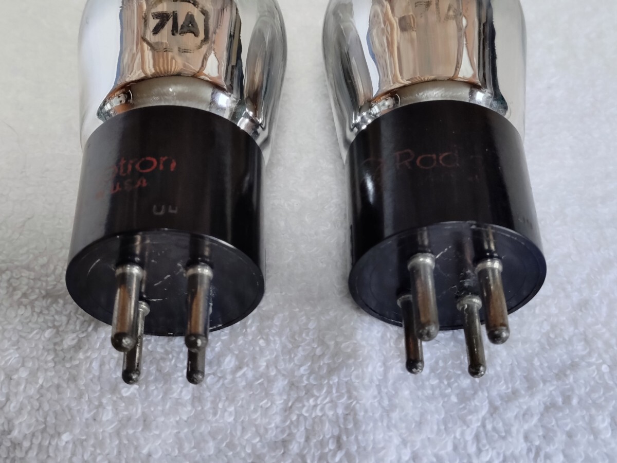 Yahoo!オークション - RCA 71A 2本 おまけCUNNINGHAM CX 371 1本 中古...