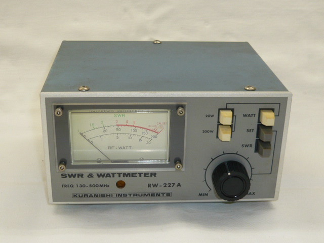 RW-227A クラニシ 130-500MHz SWR＆POWER計 SWR計 パワー計 管理f-403(アクセサリ)｜売買されたオークション情報、yahooの商品情報をアーカイブ公開 ...