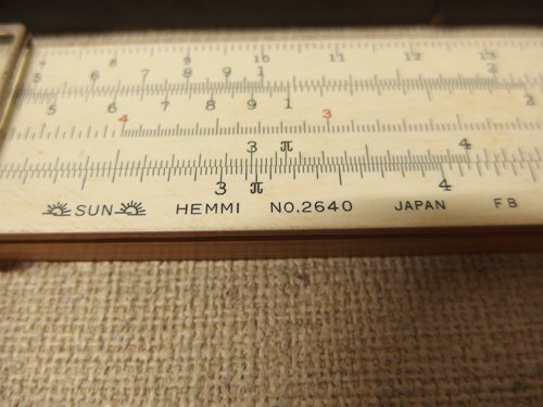 Yahoo!オークション - 0150001a【メ便】SUN HEMMI BAMBOO 計算尺 No.26...
