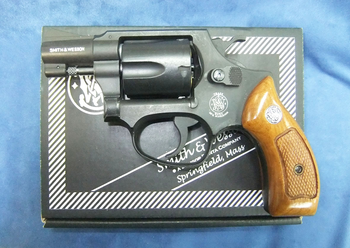 Yahoo!オークション - マルシン M36チーフスペシャル 初期 HW木製グリ...