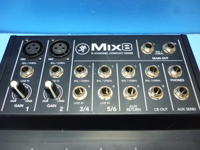 Yahoo!オークション - N571 マッキー アナログミキサー MACKIE MIX8