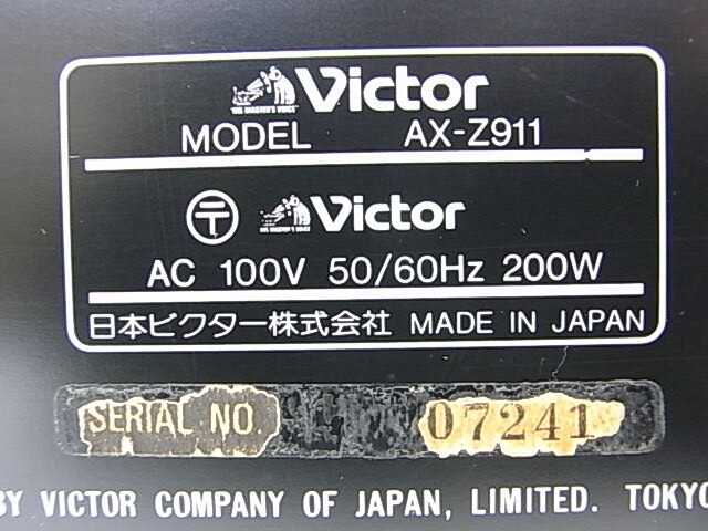 Yahoo!オークション - e12949 Victor AX-Z911 ビクター プリメインアン...