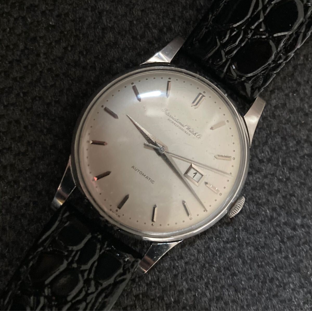 Yahoo!オークション - 稼働 IWC オールドインター プラチナケース Pm90...