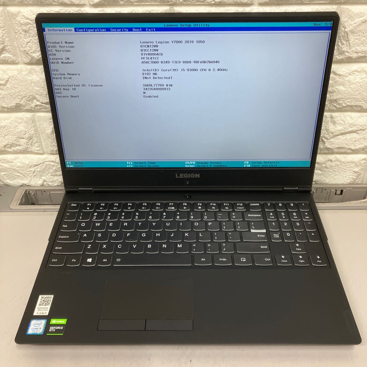 C101 Lenovo LEGION Y7000 2019 1050 Core i5 9300H メモリ8GB(15インチ～)｜売買されたオークション情報、yahooの商品情報をアーカイブ公開 ...