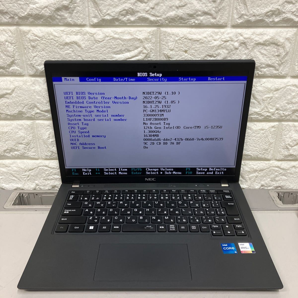 Yahoo!オークション - H109 NEC Lavie Direct PC-GN134NYLU Core i5 12...