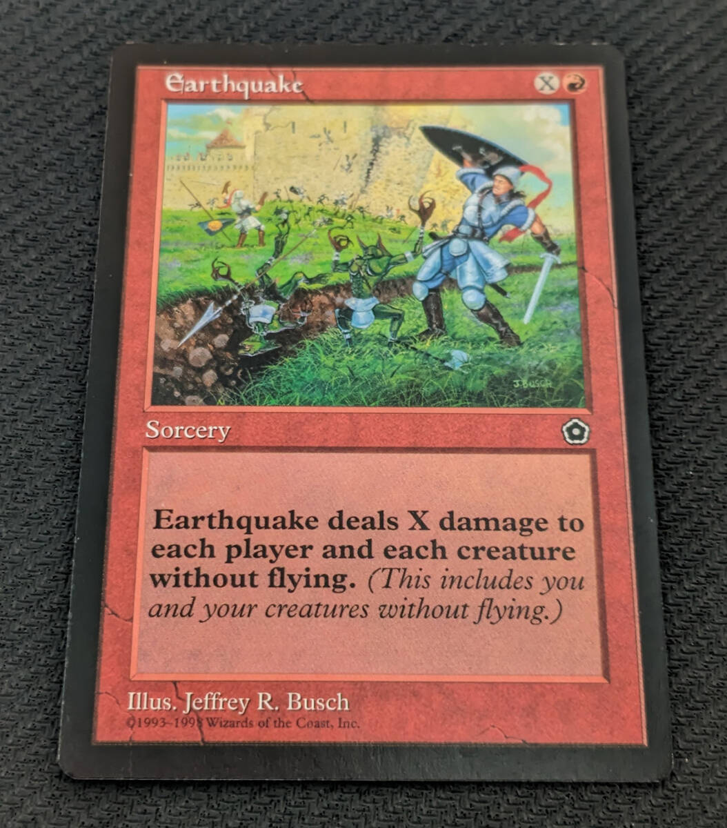 Yahoo!オークション - MTG PO2 英語版 地震/Earthquake