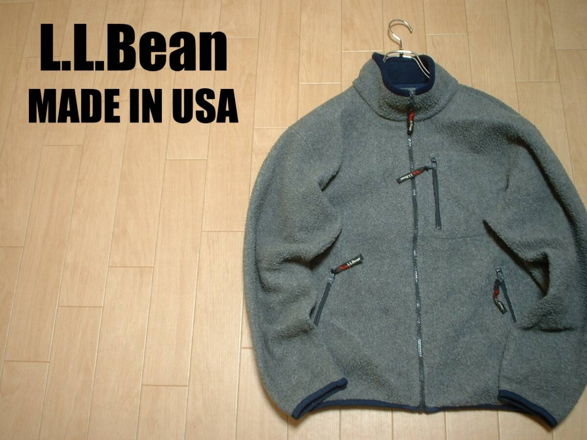 USA製L.L.Beanフルジップフリースボアジャケット米国製M杢グレー正規エルエルビーンMADE IN USAブルゾンシンチラレトロXカーディガン-男性–日本Yahoo!拍賣｜MYDAY代標 ...