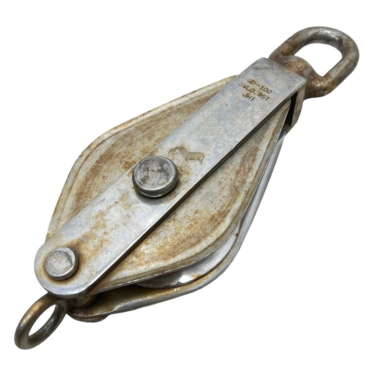 Yahoo!オークション - アサノ ASANO ステンレス滑車 吊り滑車 0.95t AK...