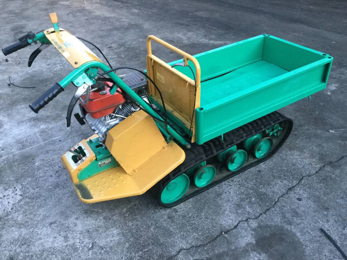 Yahoo!オークション - 運搬車 クローラ BFP405（NO 10247）手動ダンプ ...