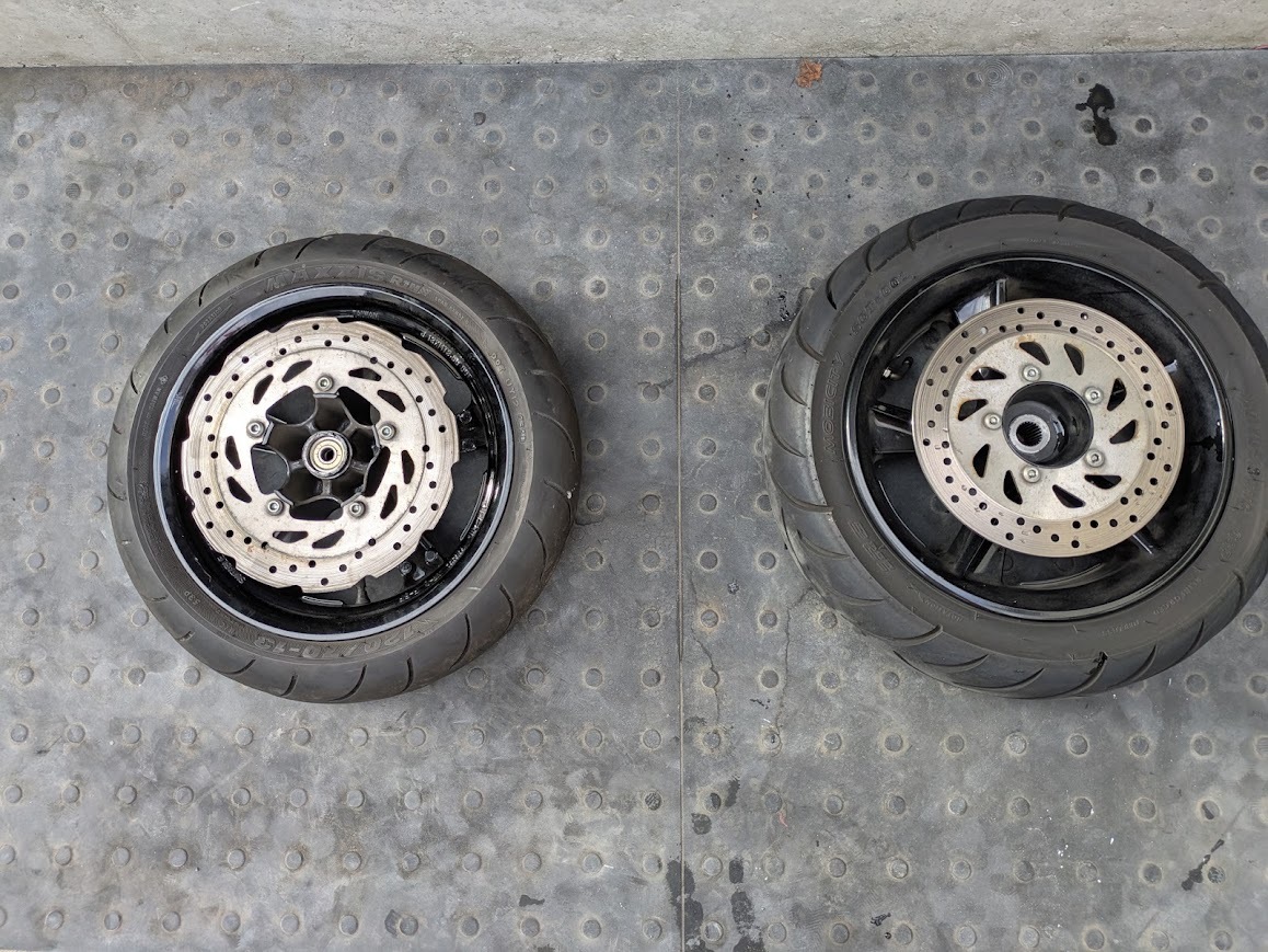 Yahoo!オークション - ヤマハ マジェスティS SG52J 純正ホイール 前後 ...