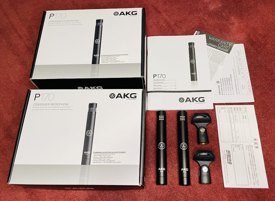 Yahoo!オークション - 【2本セット】AKG「P170」アーカーゲー コンデ...