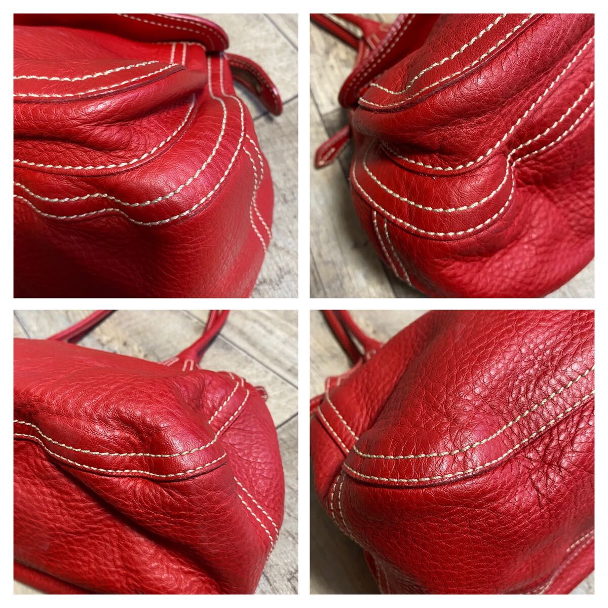 本物 PRADA プラダ アイコンロゴ ヴィッテロレザー ハンドバッグ 本物 PRADA プラダ アイコンロゴ ヴィッテロレザー ハンドバッグ