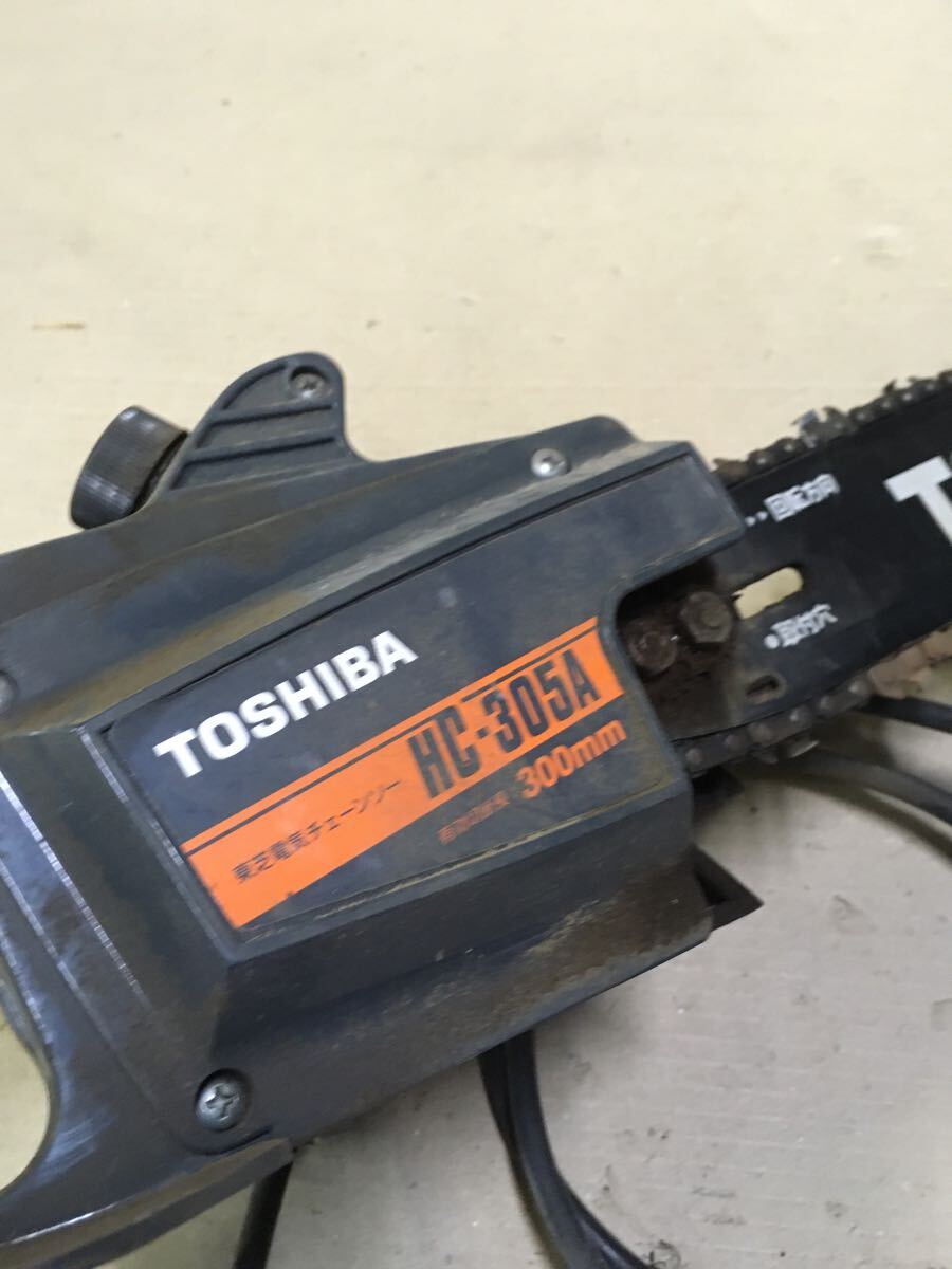 Yahoo!オークション - 東芝 TOSHIBA 電気チェーンソー HC-305A 100V ...