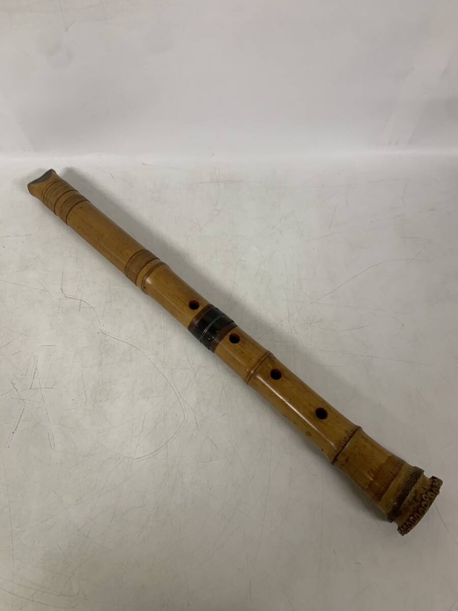 Yahoo!オークション - 【0131y S3411】 精華 篁山調 尺八 全長約54cm ...