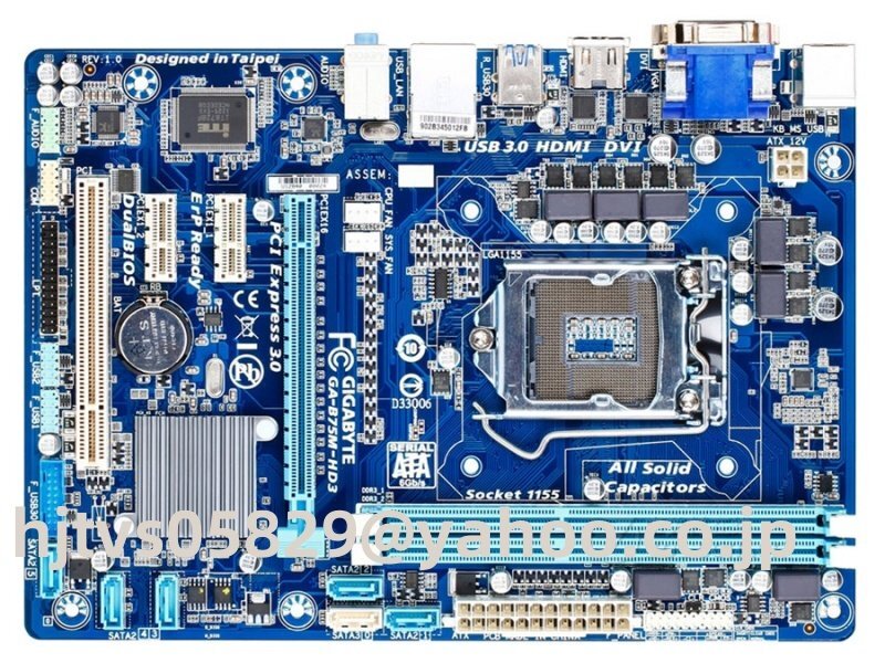 GIGABYT GA-B75M-HD3 ザーボード Intel B75 LGA 1155 Micro ATX メモリ最大16GB対応 保証あり(PC/AT互換機)｜売買されたオークション情報 ...