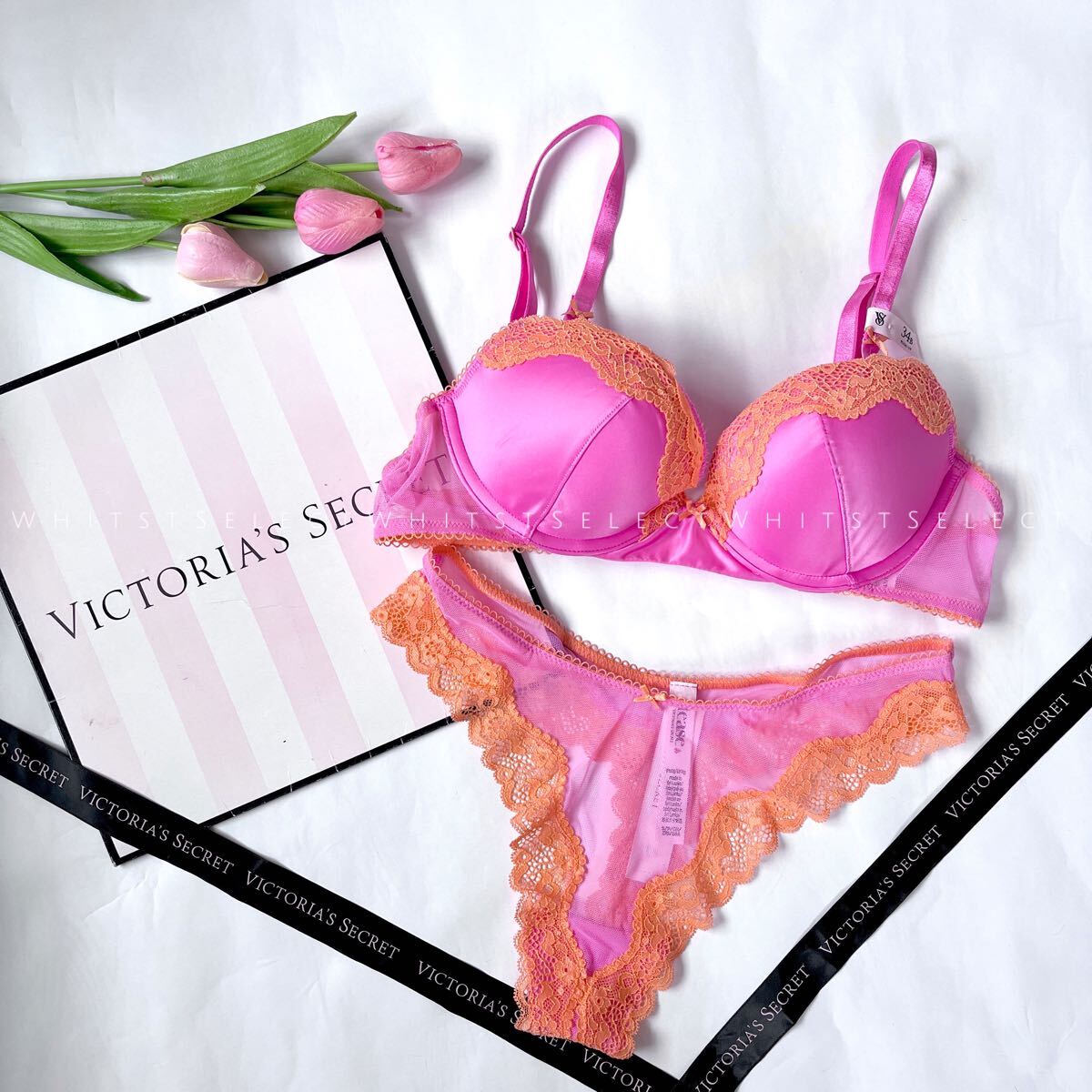 Yahoo!オークション - 【34B/S】プッシュアップブラ＆ソングパンテ...