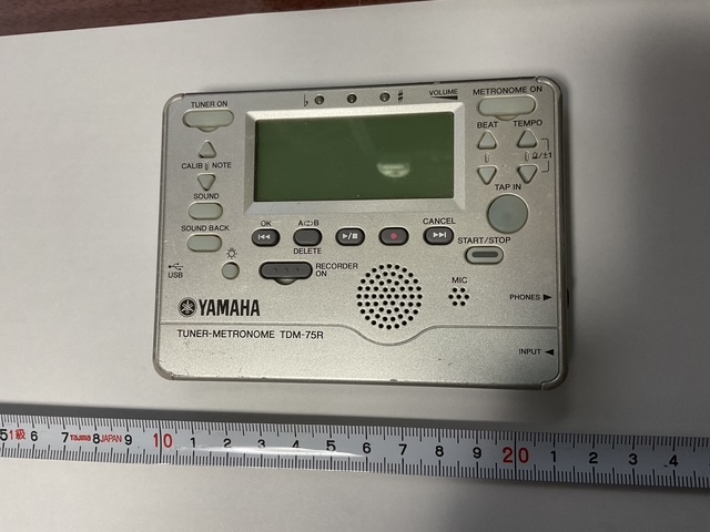 Yahoo!オークション - YAMAHA Tuner-Metronome TDM-75R
