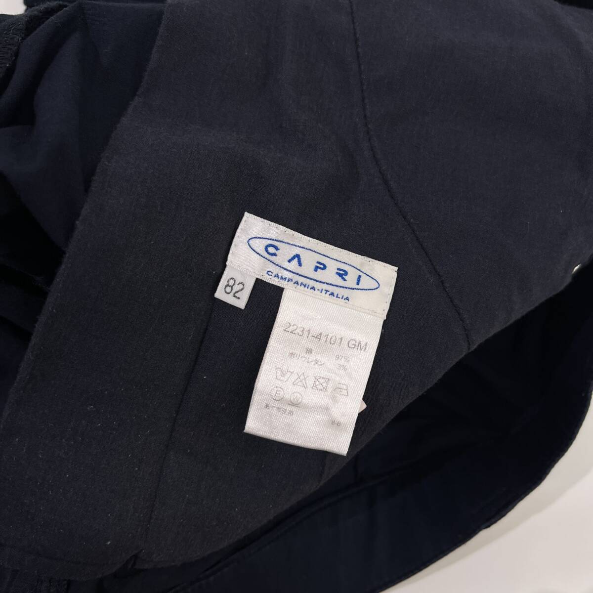 Yahoo!オークション - CAPRI カプリ ストレッチ スラックスパンツ 82/...