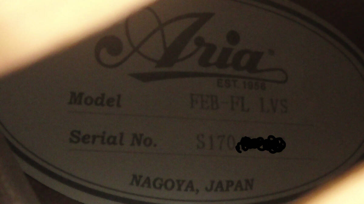 Yahoo!オークション - Aria/アリア/ベース/エレアコ/FEB-FL LVS ジャ...
