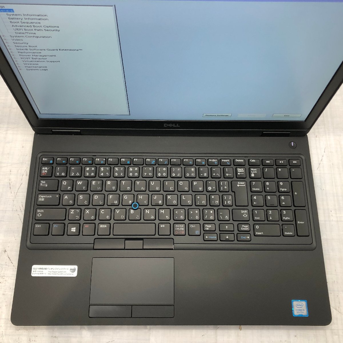 Yahoo!オークション - Dell Inc. Precision 3530 Core i5 8300H 2.30GH...