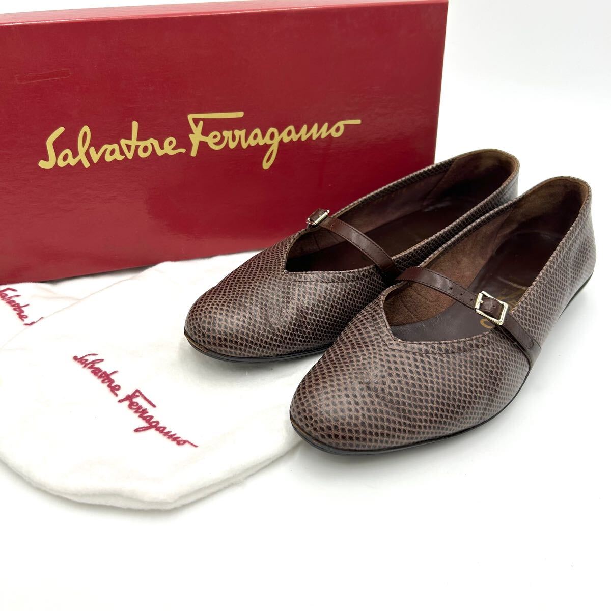 Yahoo!オークション - 付属品完備 'イタリア製' 高級婦人靴 Salvatore...