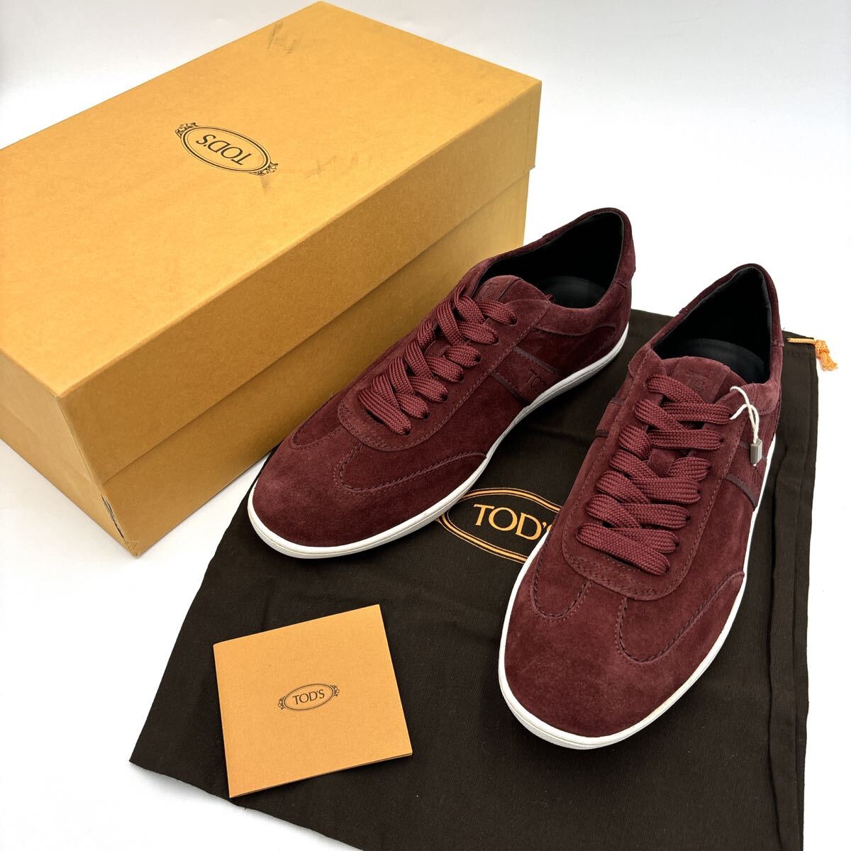 付属品完備 イタリア製 '高級感溢れる' TOD'S トッズ 本革 ローカット スニーカー UK7 25.5~26cm メンズ 紳士靴 シューズ(男性用)｜売買されたオークション情報 ...