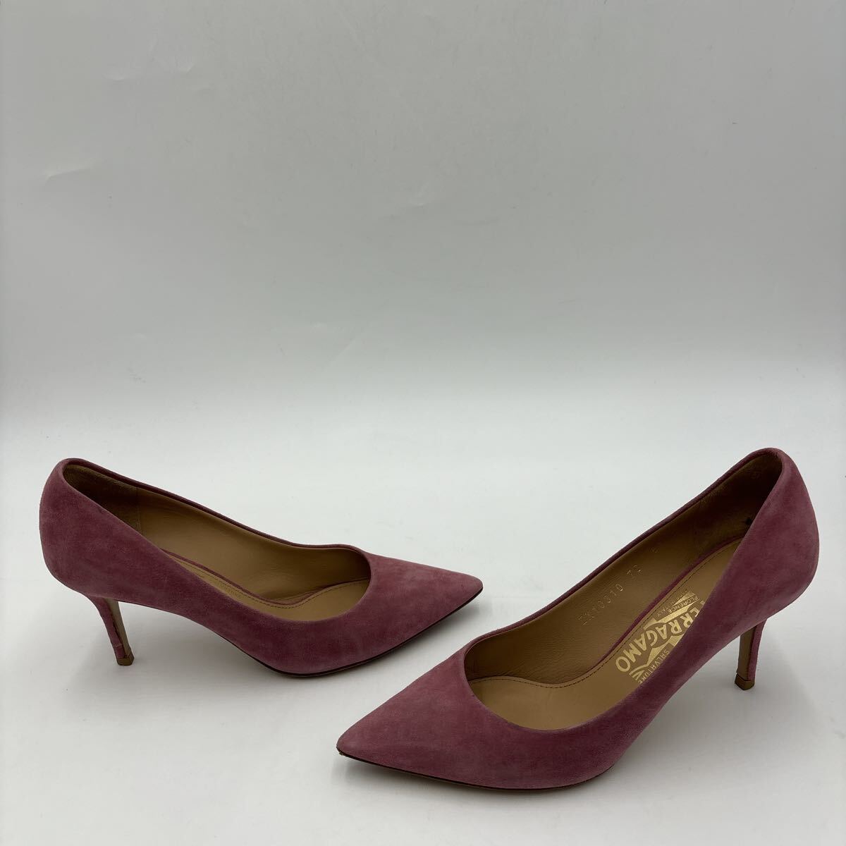 Yahoo!オークション - K イタリア製 '高級婦人靴' Salvatore Ferragamo...