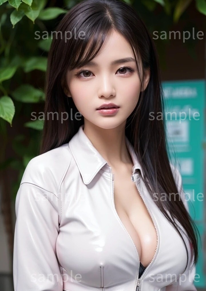 Yahoo!オークション - （8293）1点もの AI 美女 AI イラスト A4ポスタ...