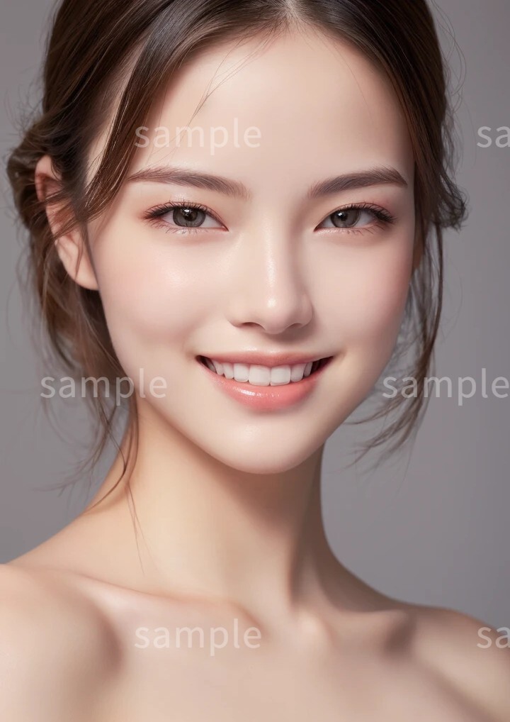 Yahoo!オークション - （7954）1点もの AI 美女 AI イラスト A4ポスタ...