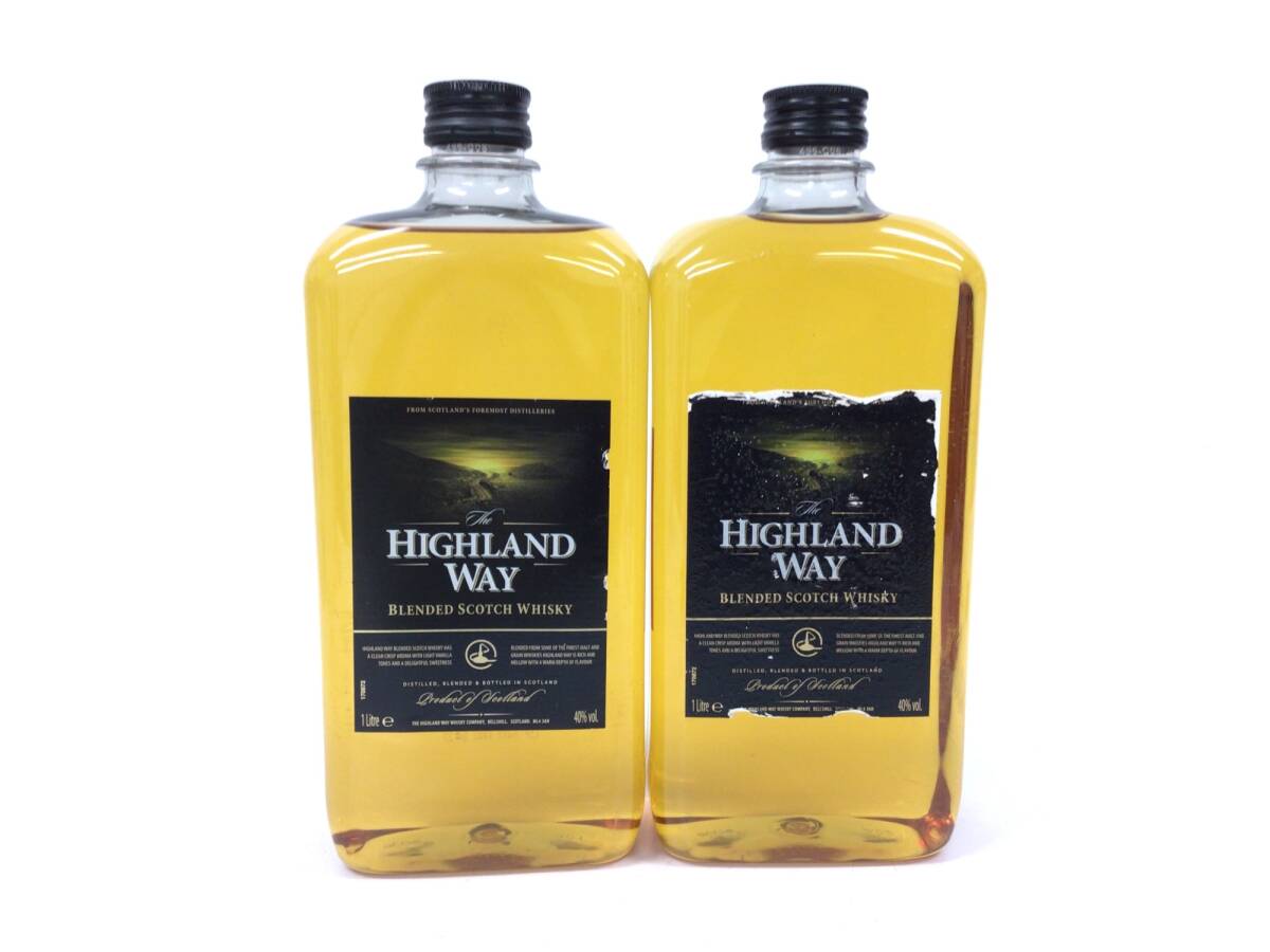 Yahoo!オークション - ウイスキー whisky ハイランドウェイ 2本セット...