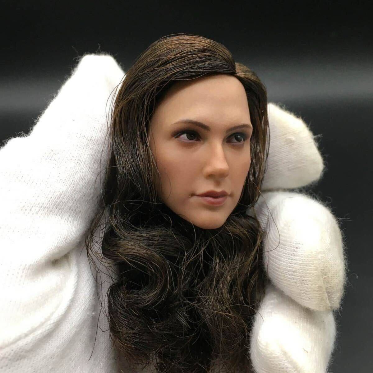 Yahoo!オークション - B209 1/6 フィギュア ヘッド 女性ヘッド 植毛タ...